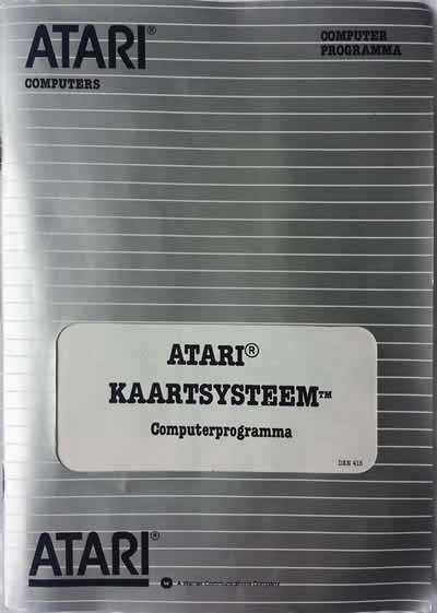 AtariWiki V3.1: Atari Kaartsysteem